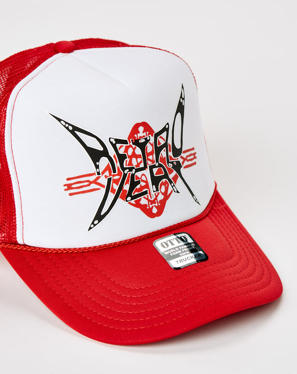 Red Big Logo Trucker - Rule of Next