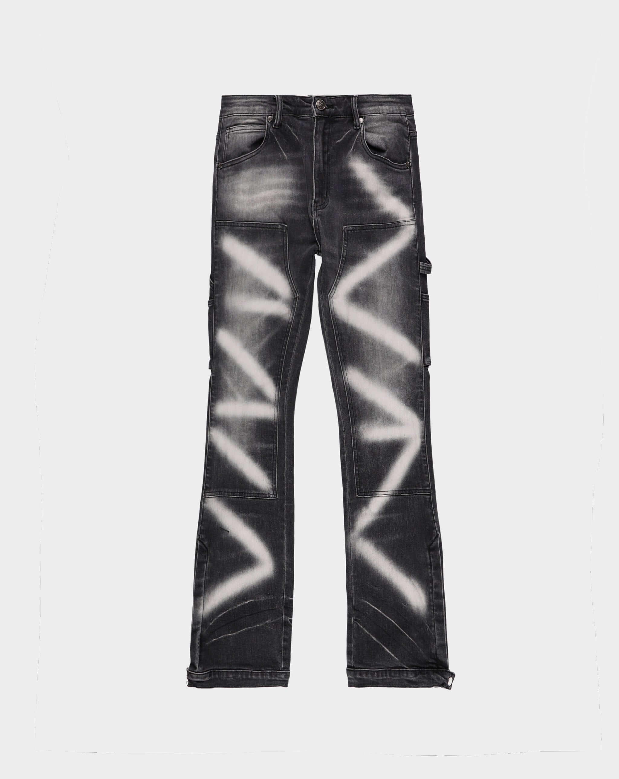 Sugarhill - Temple Stacked Jeans - Black Contrast – Rule of Next